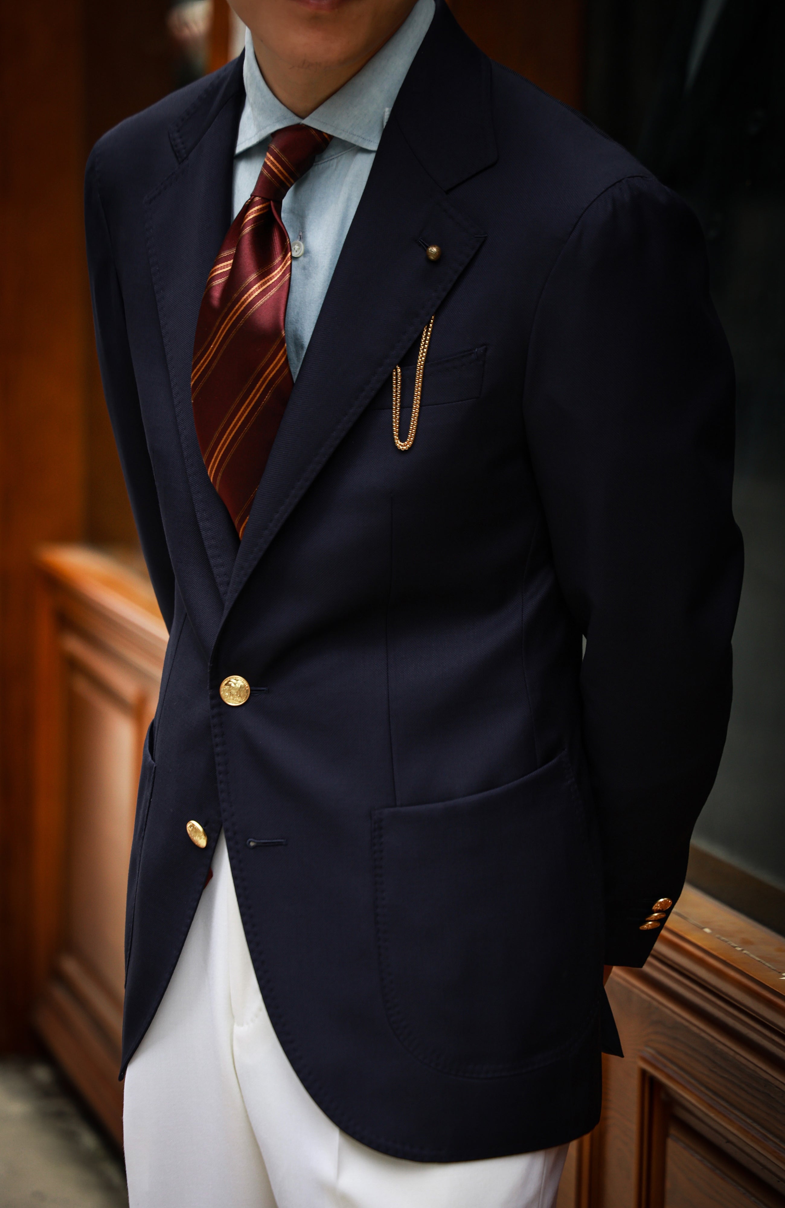 「Deep Sea Blue」Blazer – UGENTLE